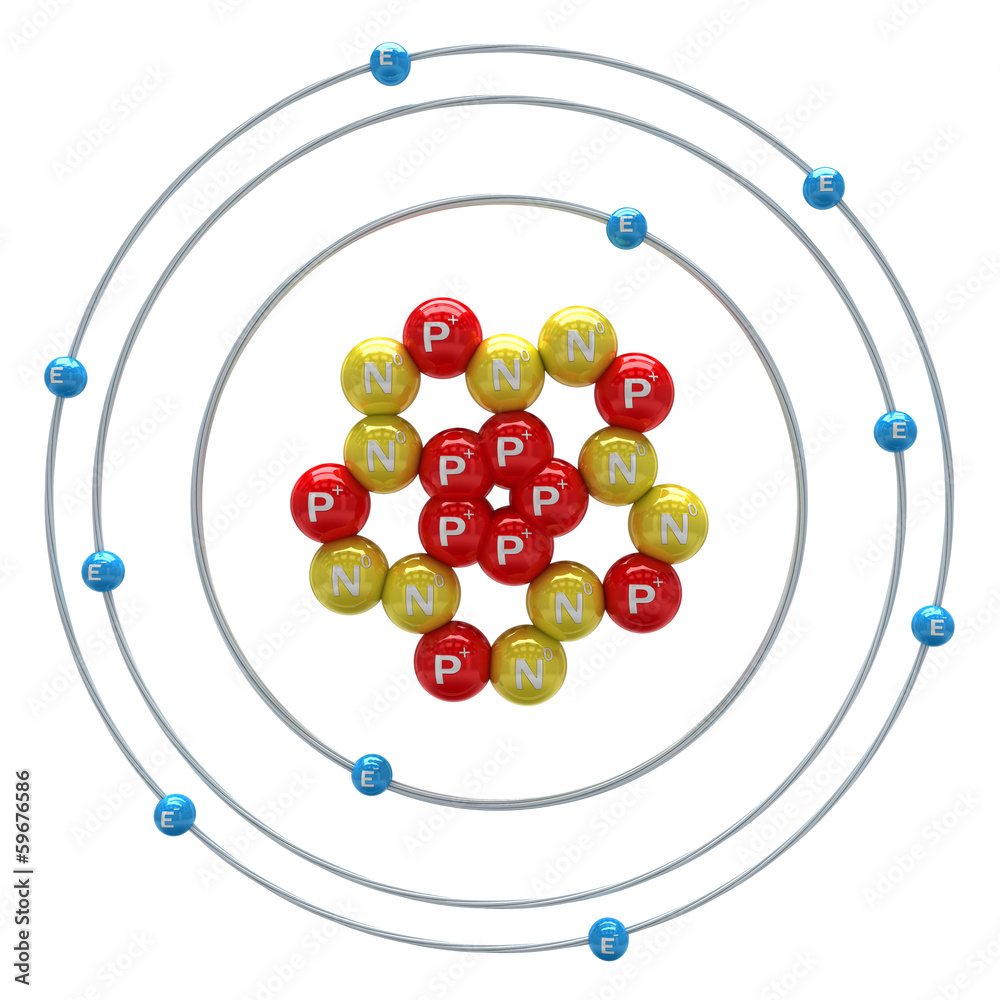How To Make A 3d Neon Atom Model