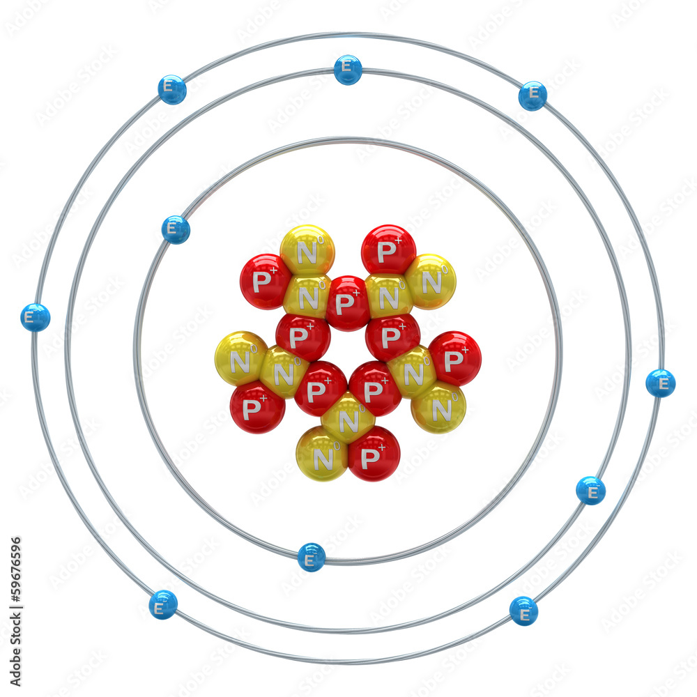 Neon Diagram Of Atom