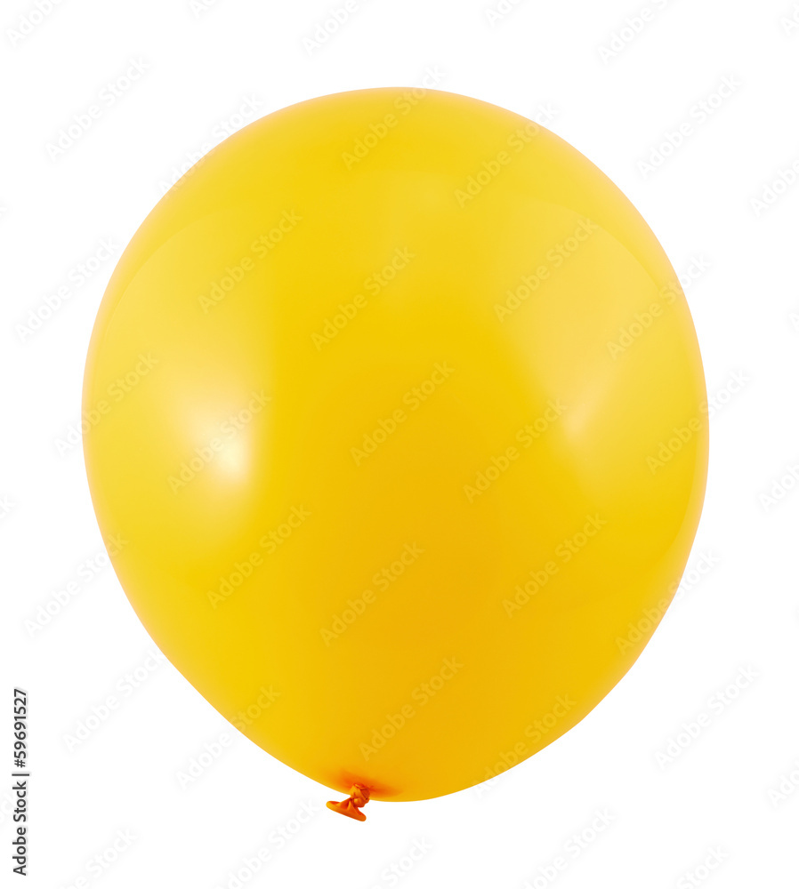 Fully inflated air balloon isolated Stock Photo | Adobe Stock