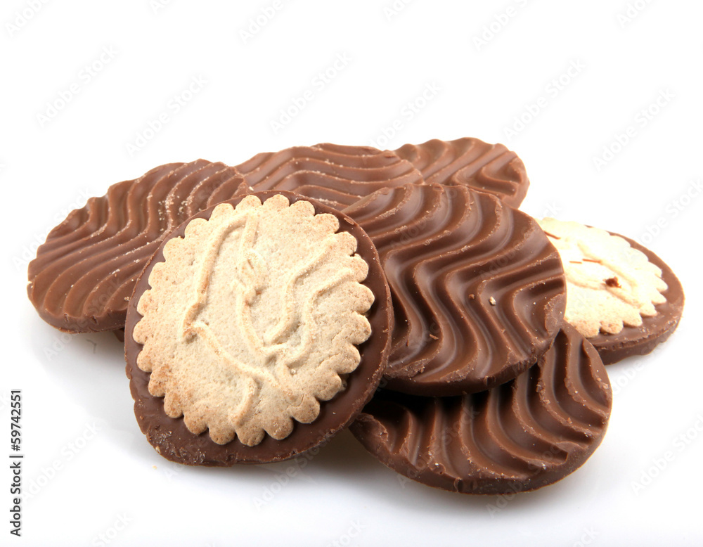 Chocolate Biscuits Stock Photo | Adobe Stock