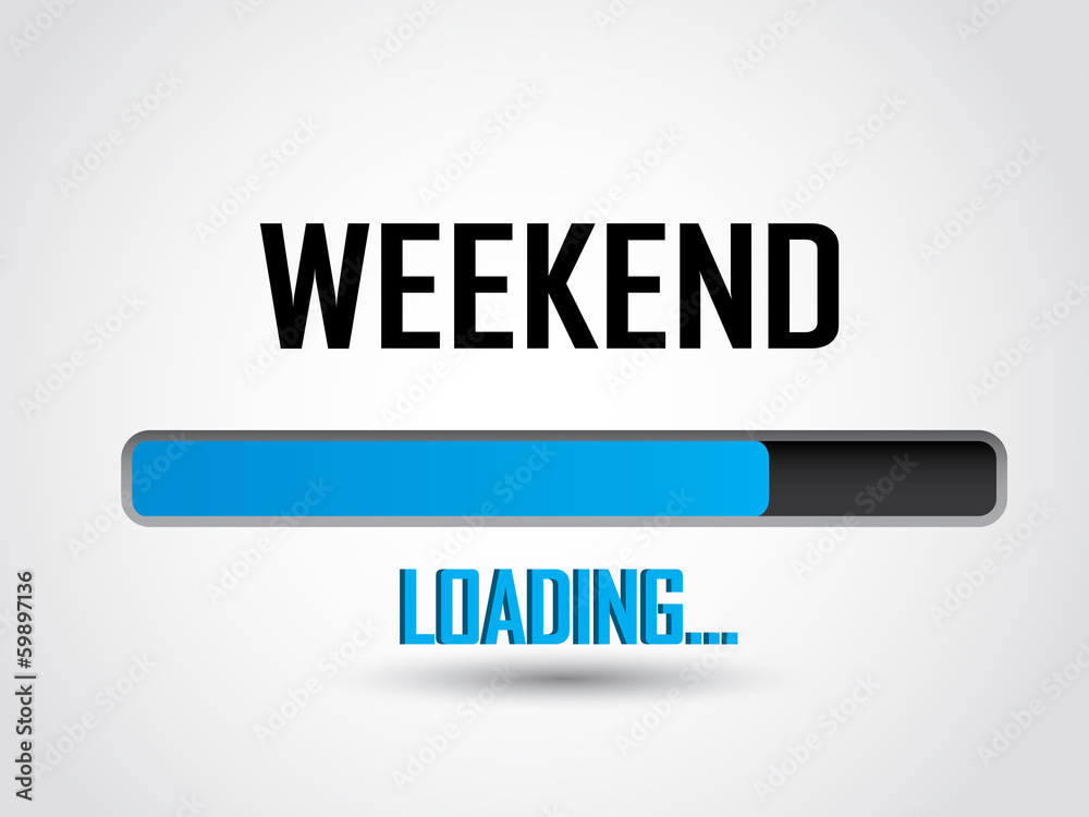 Weekend loading icon Stock Vector | Adobe Stock Weekend loading icon Stock Vector | Adobe Stock