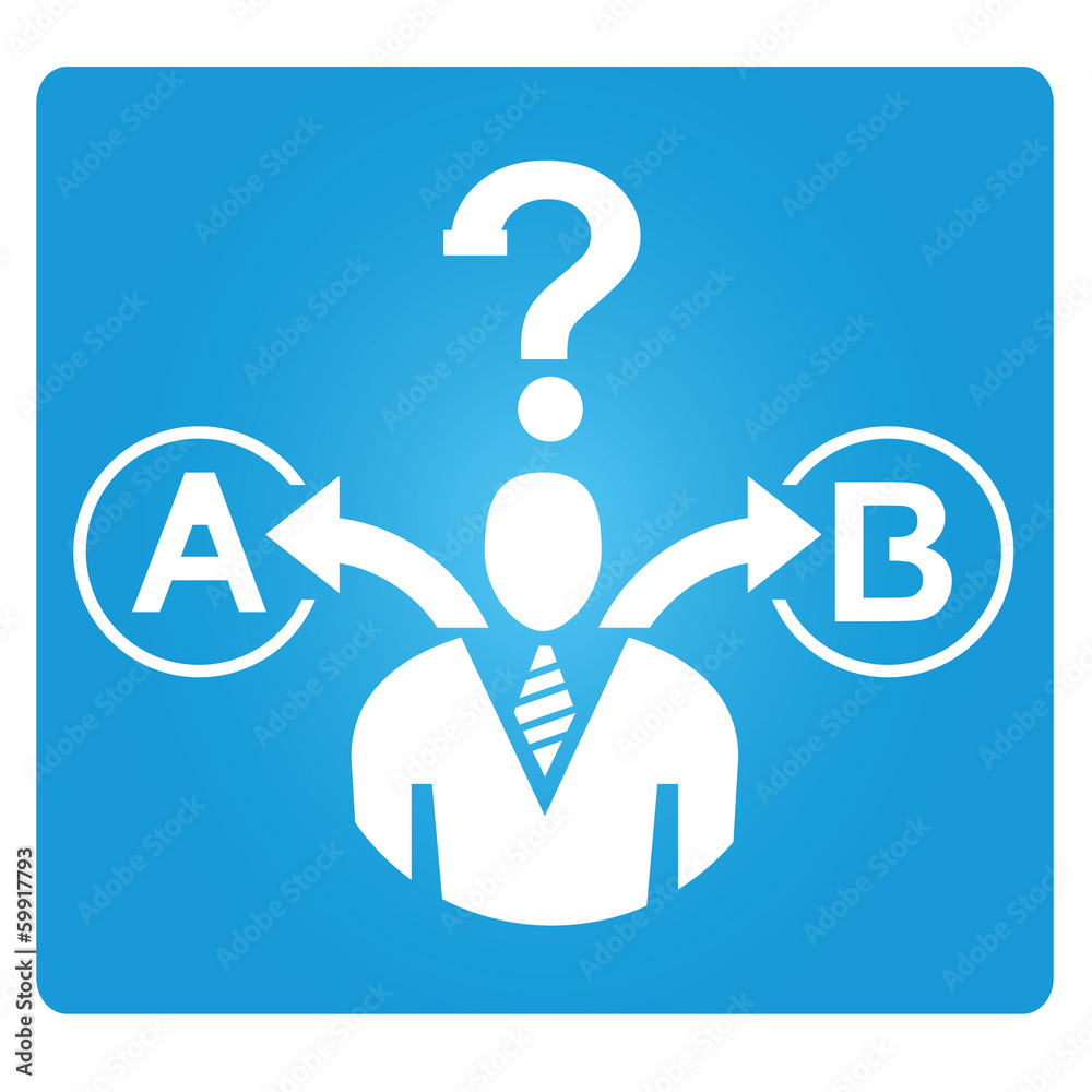 decision making symbol Stock Vector | Adobe Stock