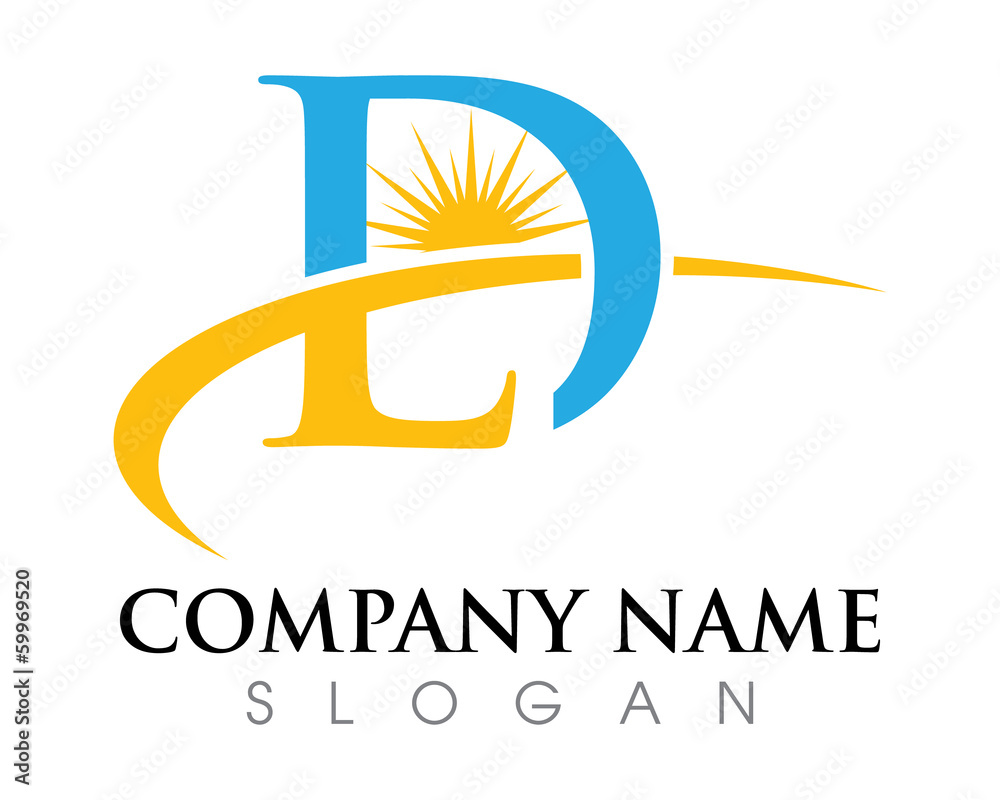 DL Logo 2 Stock Vector | Adobe Stock