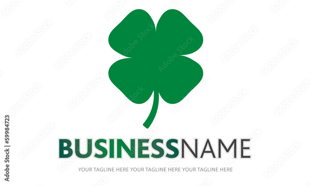 logo quadrifoglio Stock Vector | Adobe Stock