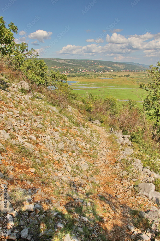 Dinaric karst and mountains in Croatia Stock Photo | Adobe Stock