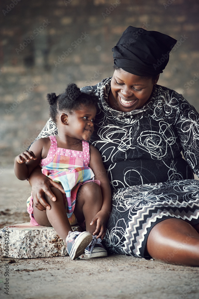 Photo & Art Print African mother and daughter, Daxiao Productions
