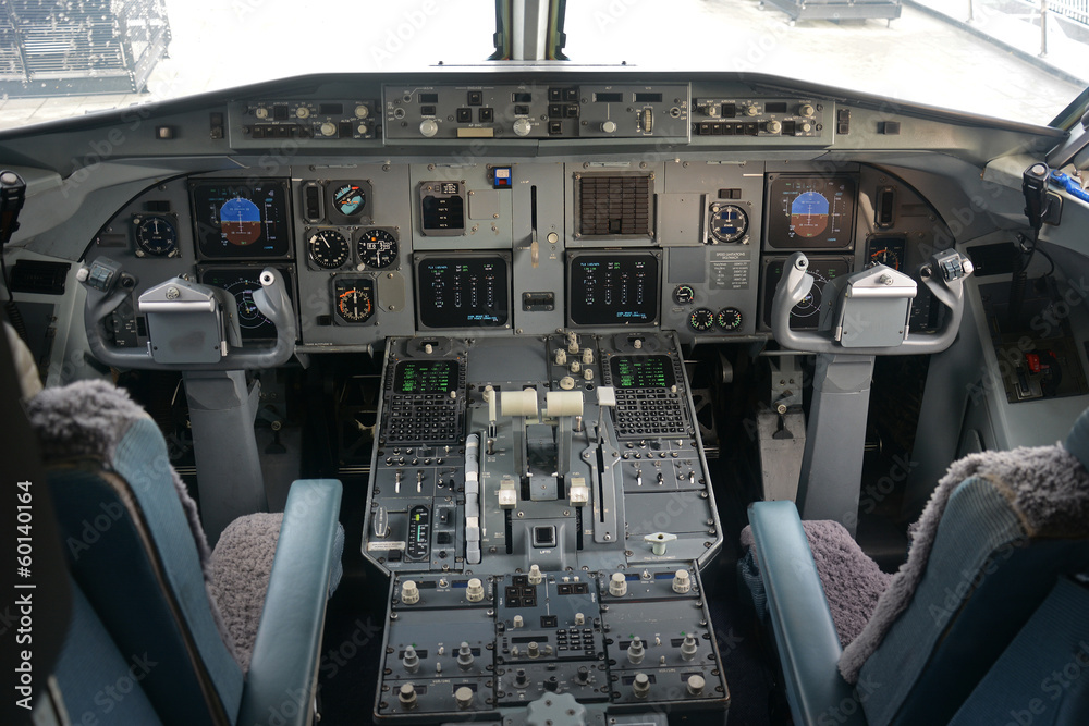 Aircraft Cockpit Stock Photo | Adobe Stock