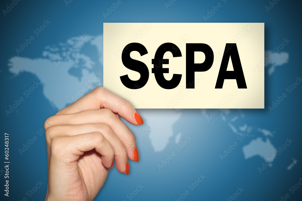 Karte - SEPA Stock Photo | Adobe Stock