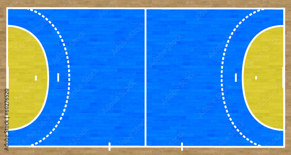 Handball Court Stock Illustration | Adobe Stock