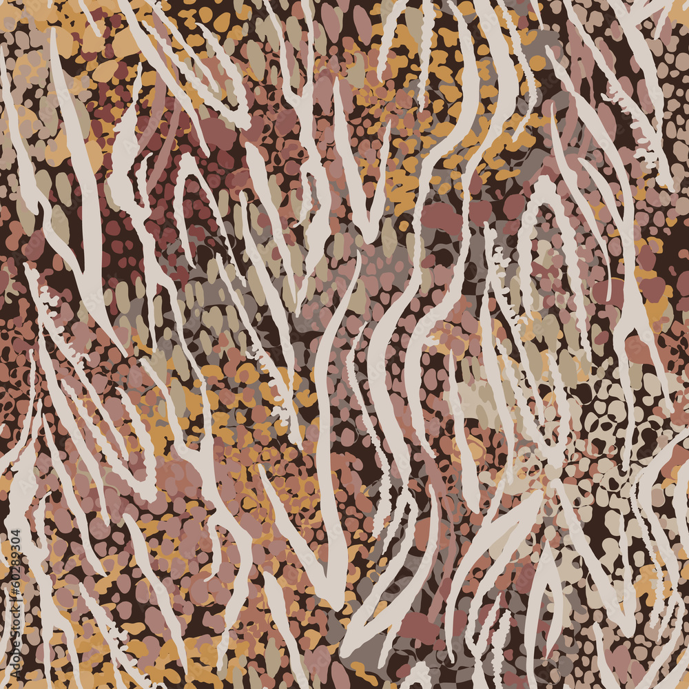 jungle spots ~ seamless background Stock Vector | Adobe Stock