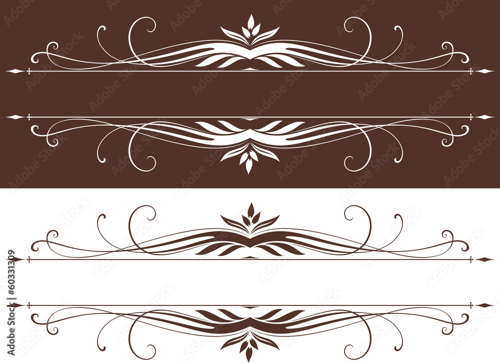 vector scroll design Stock Vector | Adobe Stock