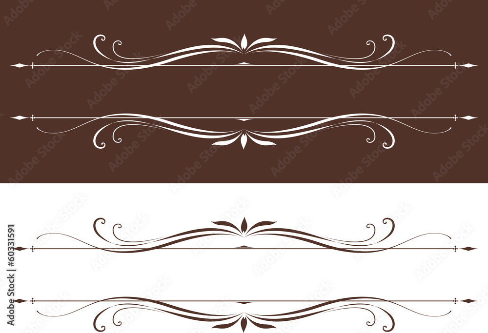 vectorized scrolls Stock Vector | Adobe Stock