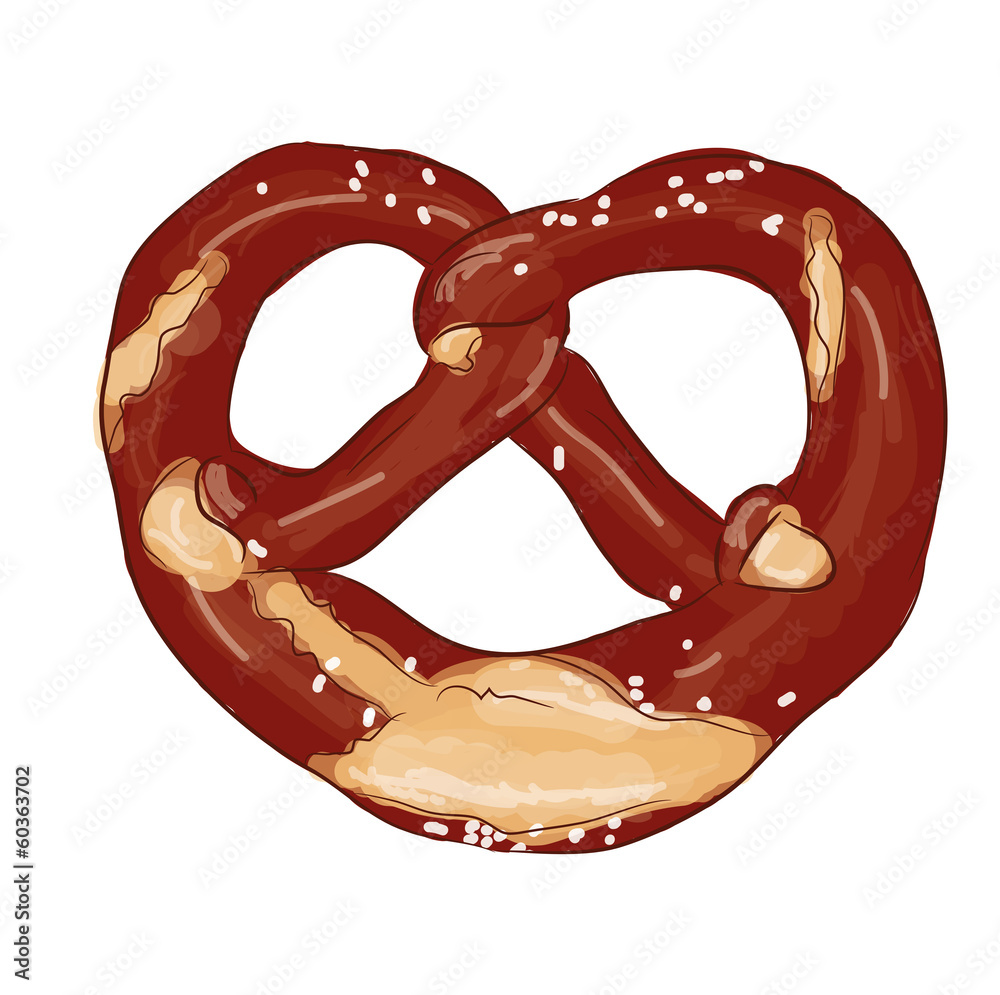 brezel breze Stock-Vektorgrafik | Adobe Stock