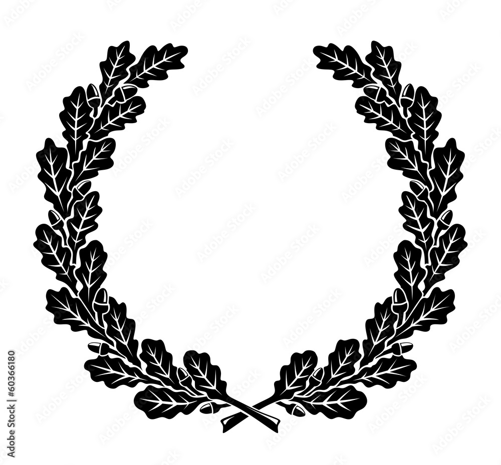 eichenlaub1601a Stock-Vektorgrafik | Adobe Stock