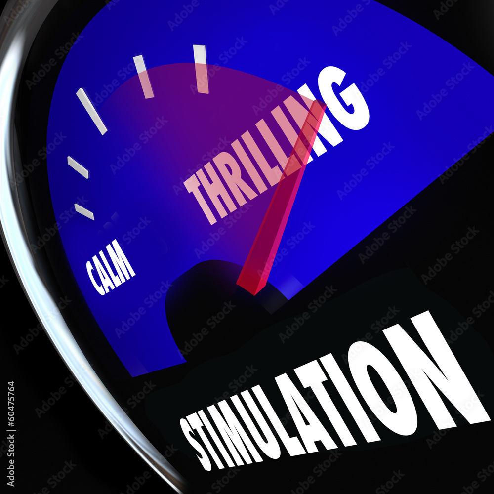 Stimulation Gauge Increasing Level Sexual Excitement Arousal Stock ...