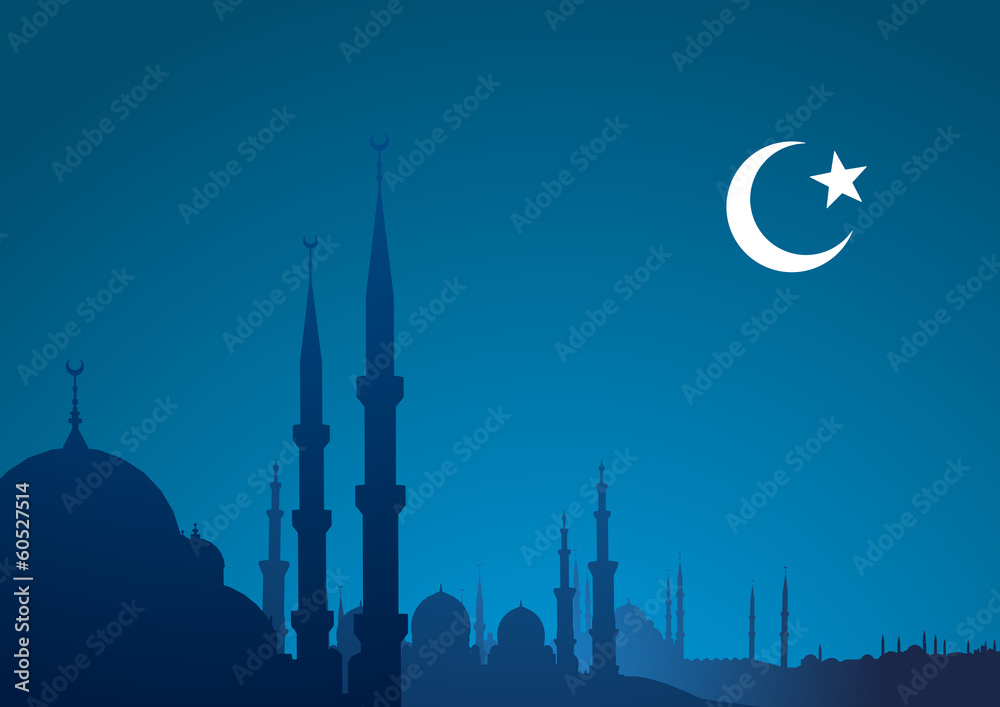 blue religious background Stock Vector | Adobe Stock