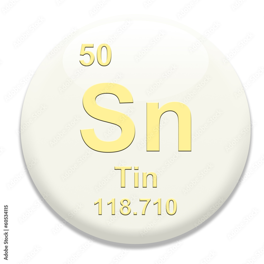 Periodic Table Sn Tin Stock Illustration | Adobe Stock