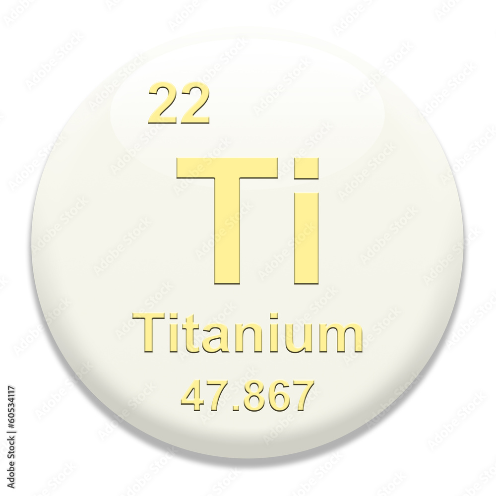 Periodic Table Ti Titanium Stock Illustration | Adobe Stock