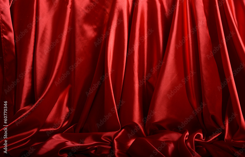Red silk background Stock Photo | Adobe Stock