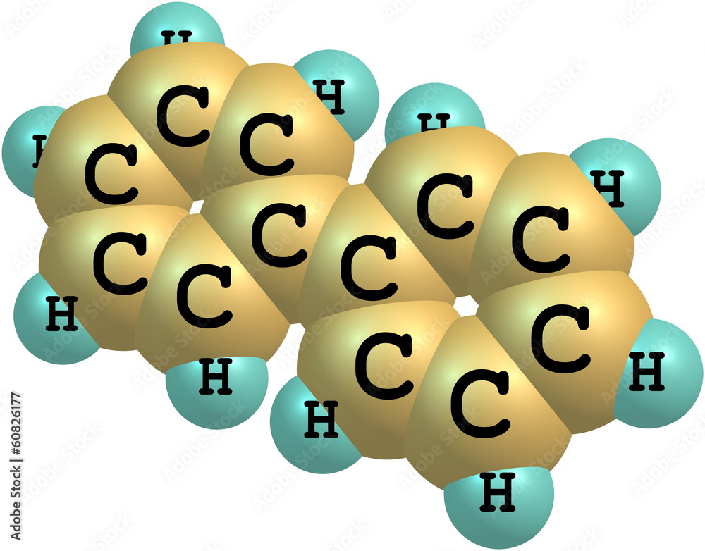 Biphenyl molecular structure on white background Stock Illustration ...