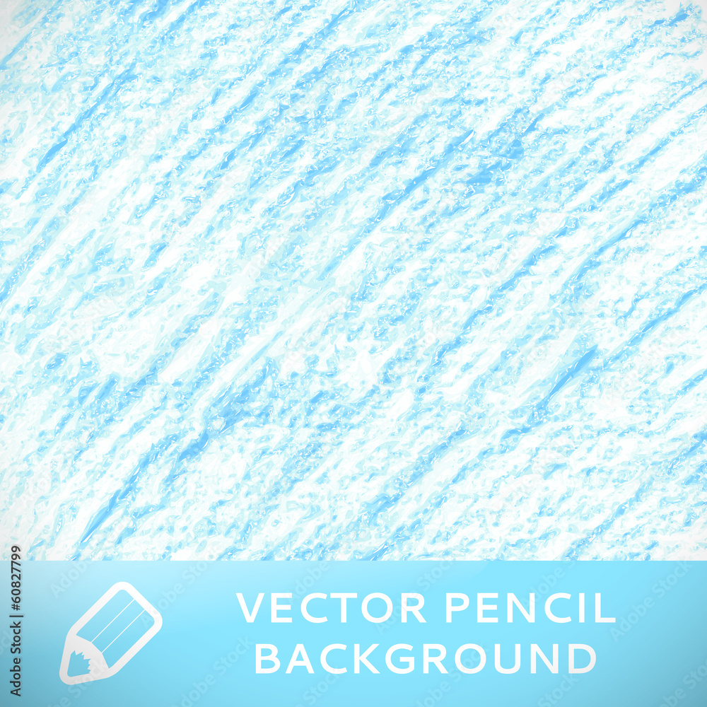 Blue pencil sketch background pattern. Vector illustration Stock Vector ...