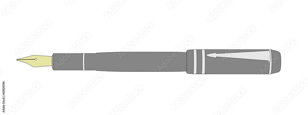 cartoon image of luxury pen Stock Illustration | Adobe Stock