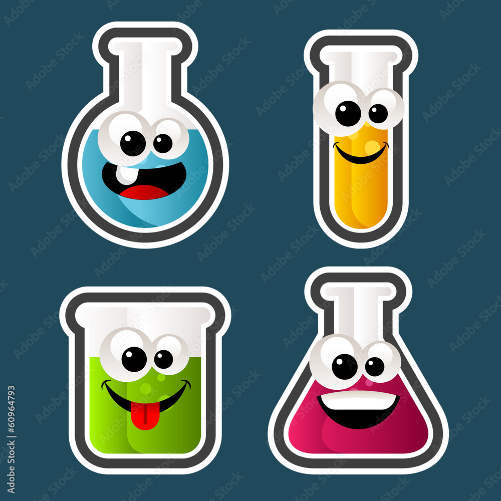 Test Tube Cartoons Stock Vector | Adobe Stock