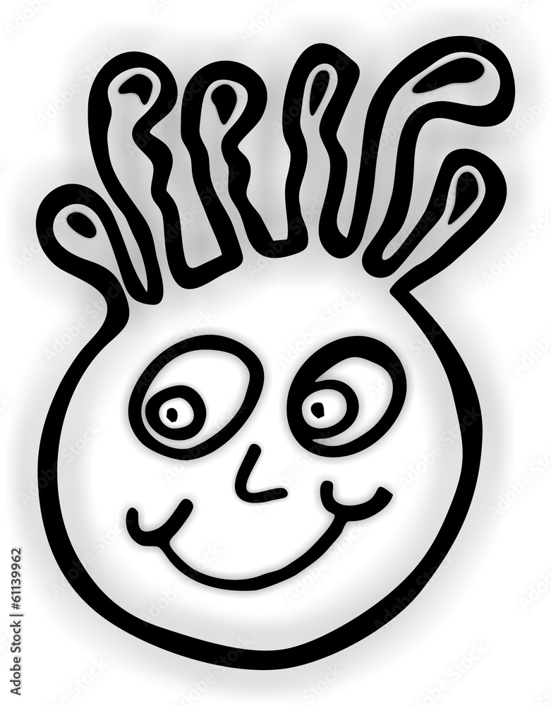 lachendes Gesicht...Smiley Stock Illustration | Adobe Stock