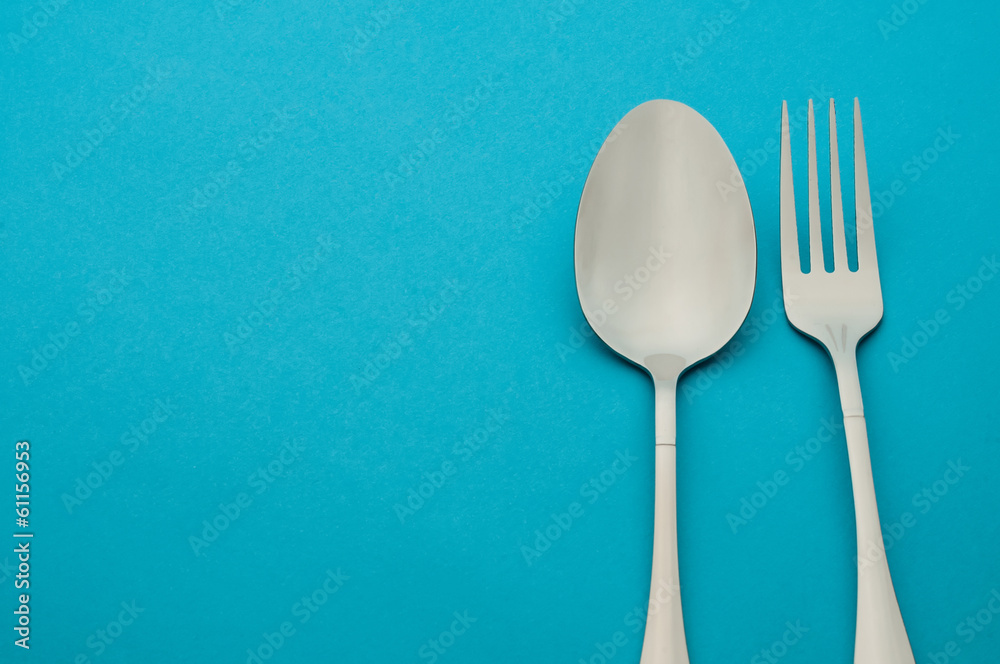 fork and spoon Stock Photo | Adobe Stock