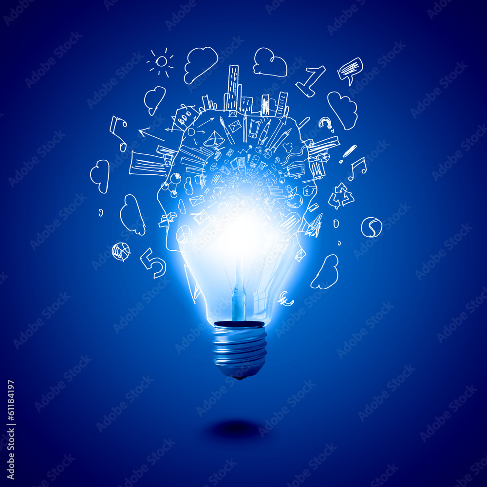 Bright idea Stock Photo | Adobe Stock