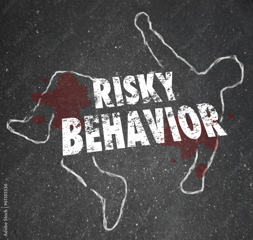 Risky Behavior Chalk Outline Dead Body Accident ilustración de Stock ...