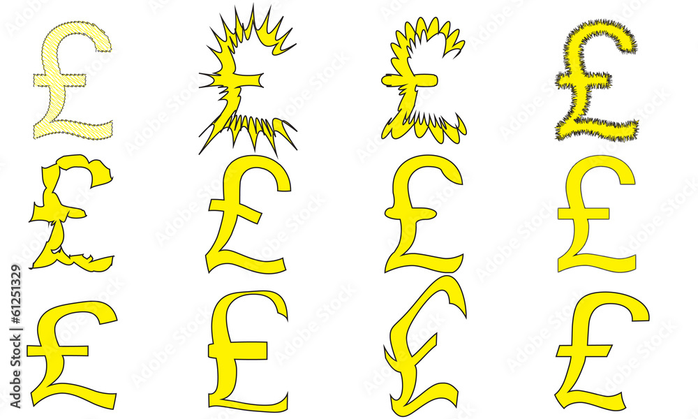 Pound Signs Stock Illustration | Adobe Stock