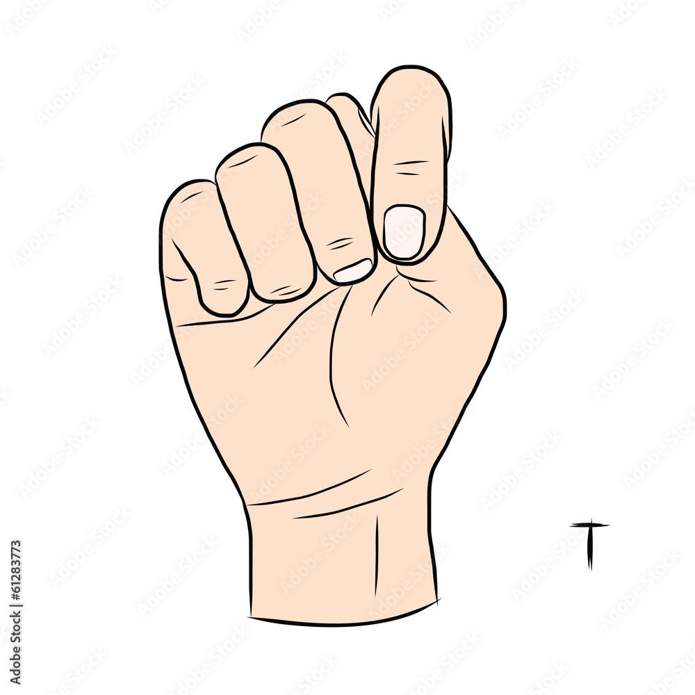 T In Sign Language