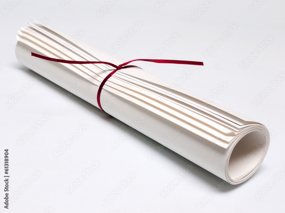 Papierrolle Stock Photo | Adobe Stock