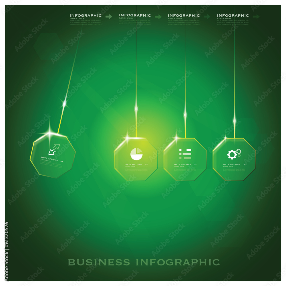 Modern Octagon Business Infographic Background Design Template Stock ...