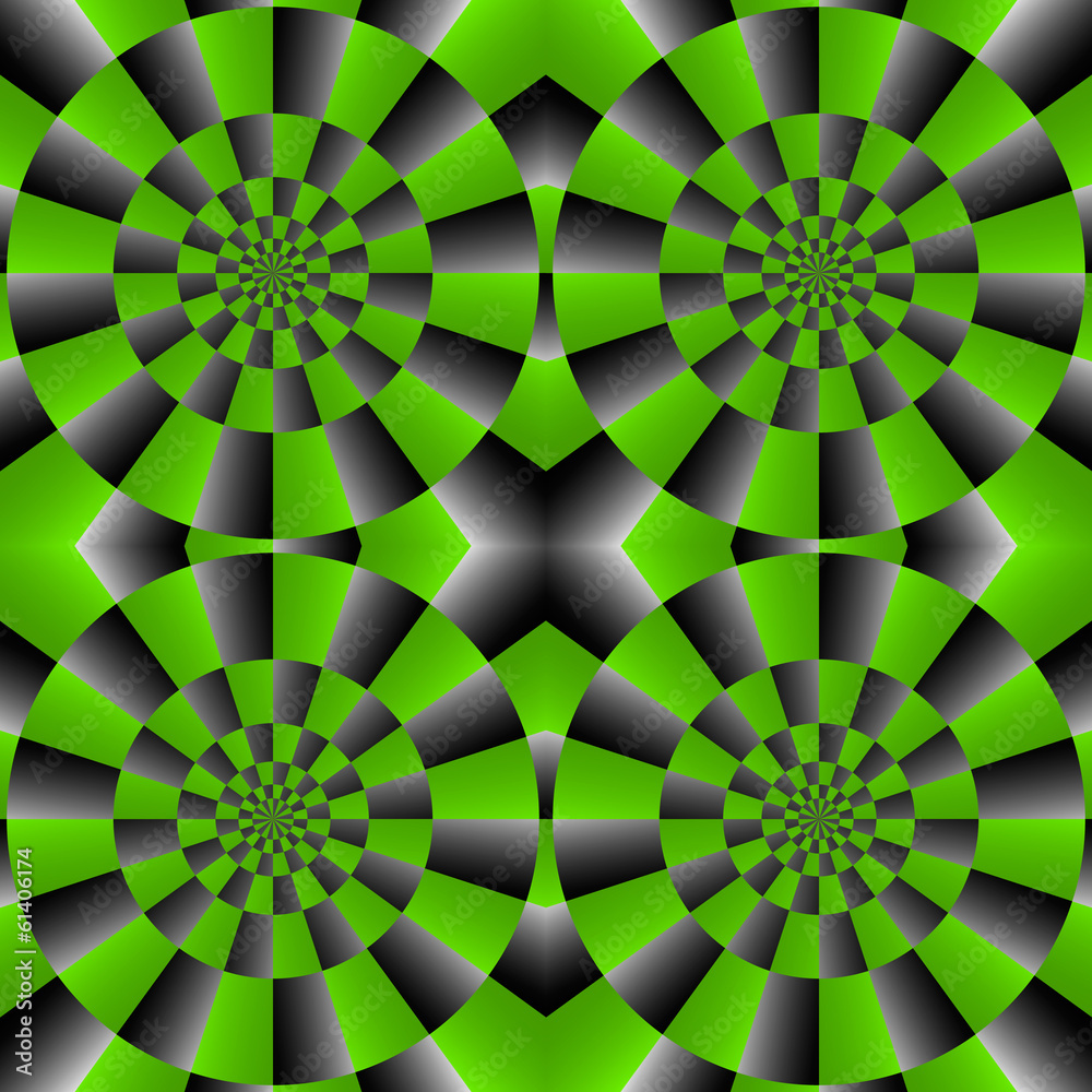 Optical Illusion Spin Cycle, Vector Pattern Abstract Background. Stock ...