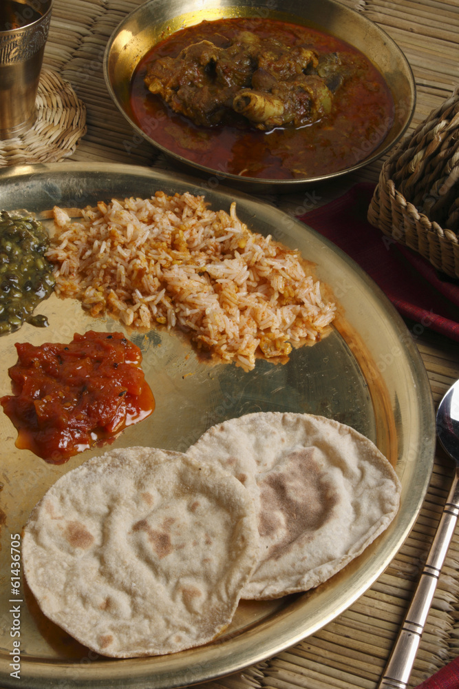 Phapar ko Roti - A typical food from Sikkim. Stock Photo | Adobe Stock