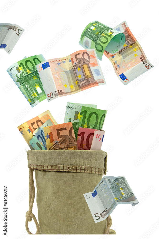 Geldsack Stock-Foto | Adobe Stock