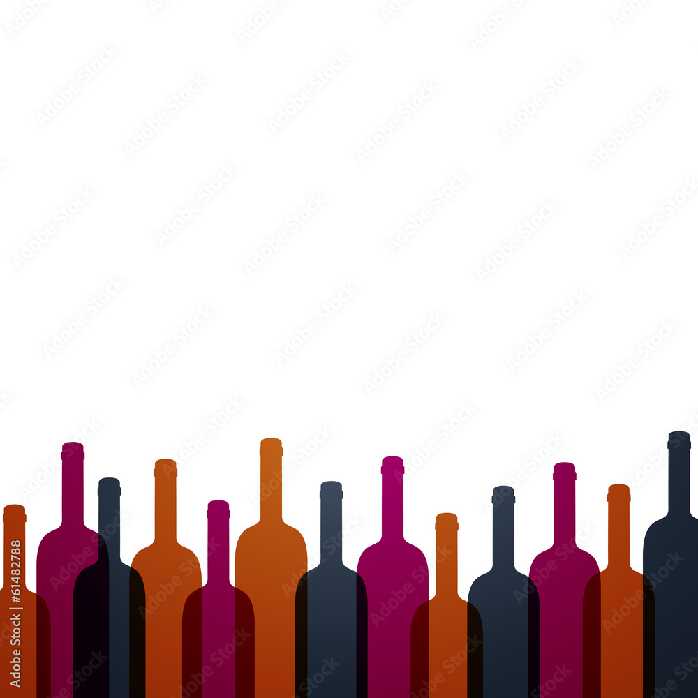 Vector Illustration of a Wine Background Stock Vector | Adobe Stock
