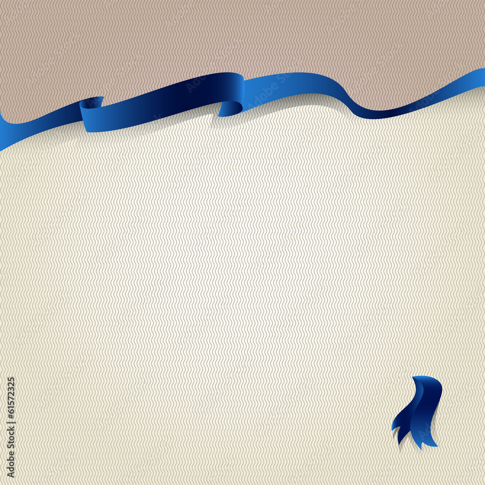Blue ribbon Stock Vector | Adobe Stock
