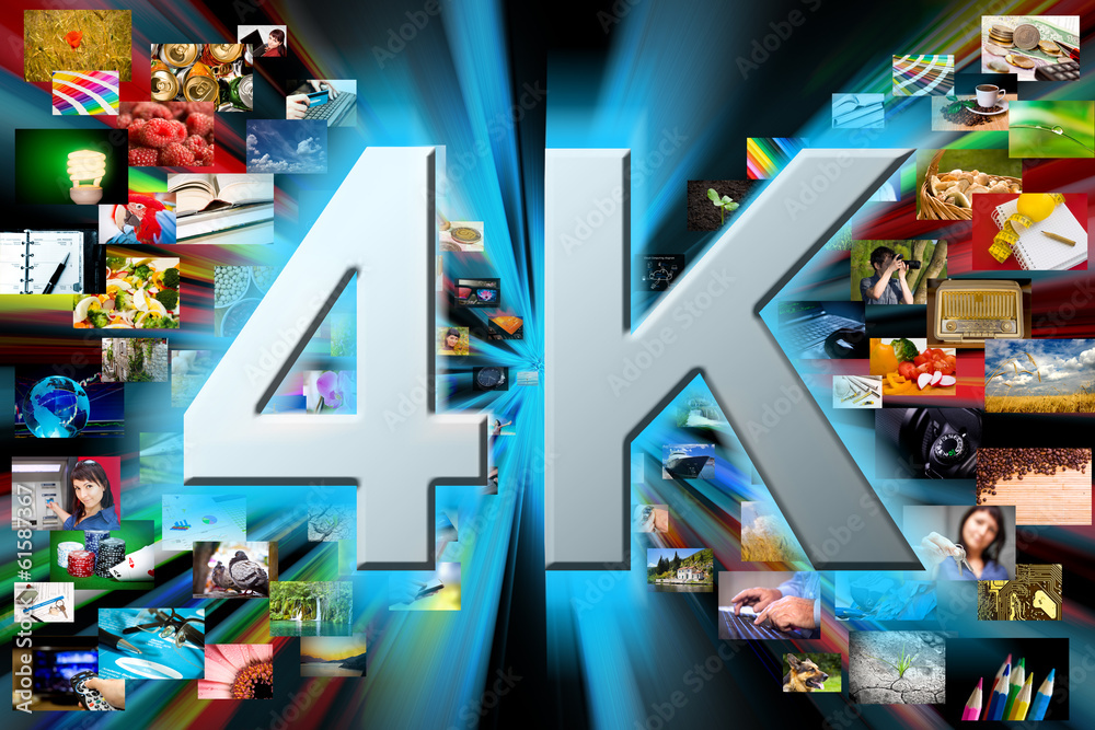 Multimedia background. 4k resolution concept Stock Photo | Adobe Stock
