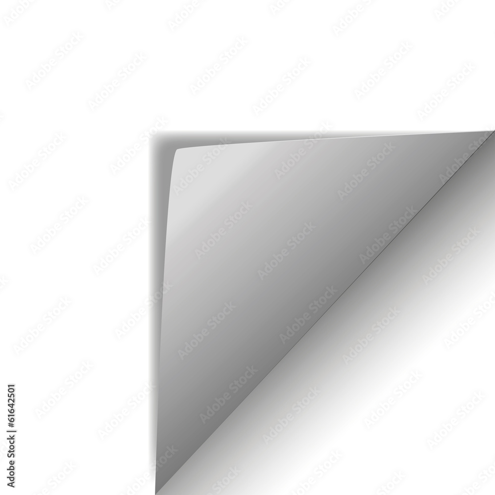 Paper Edge Fold Stock Vector | Adobe Stock