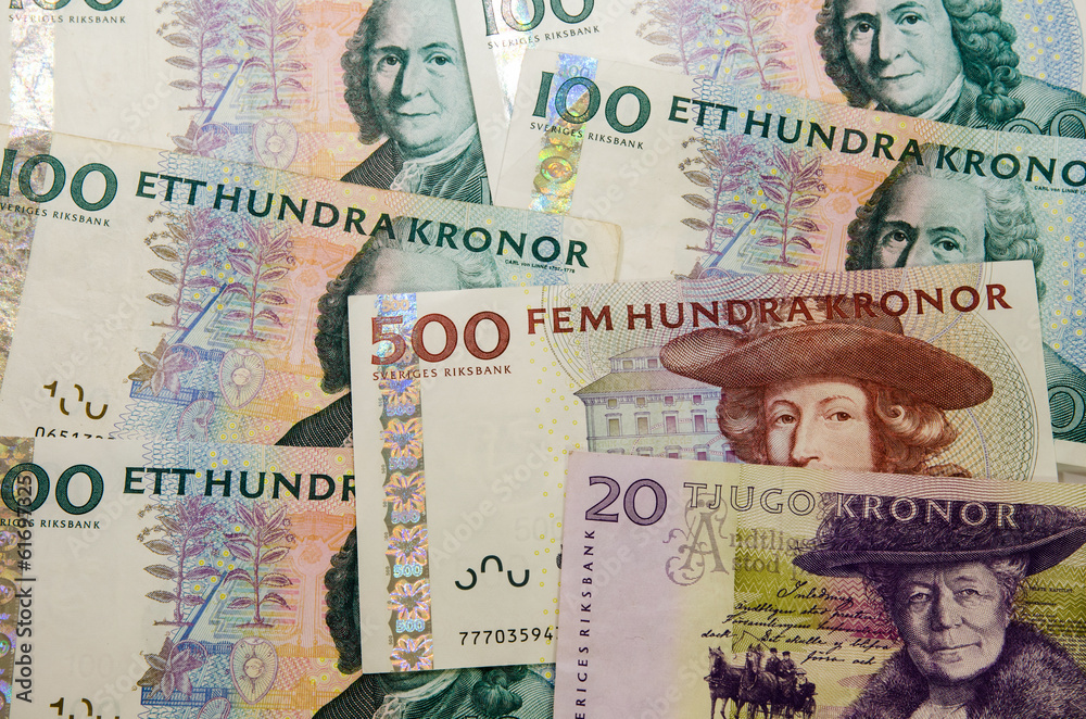 Swedish banknotes Stock Photo | Adobe Stock