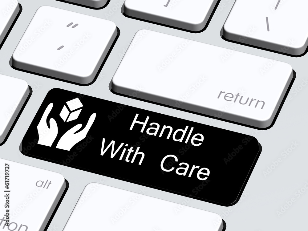 Handle With Care2 Stock Illustration | Adobe Stock