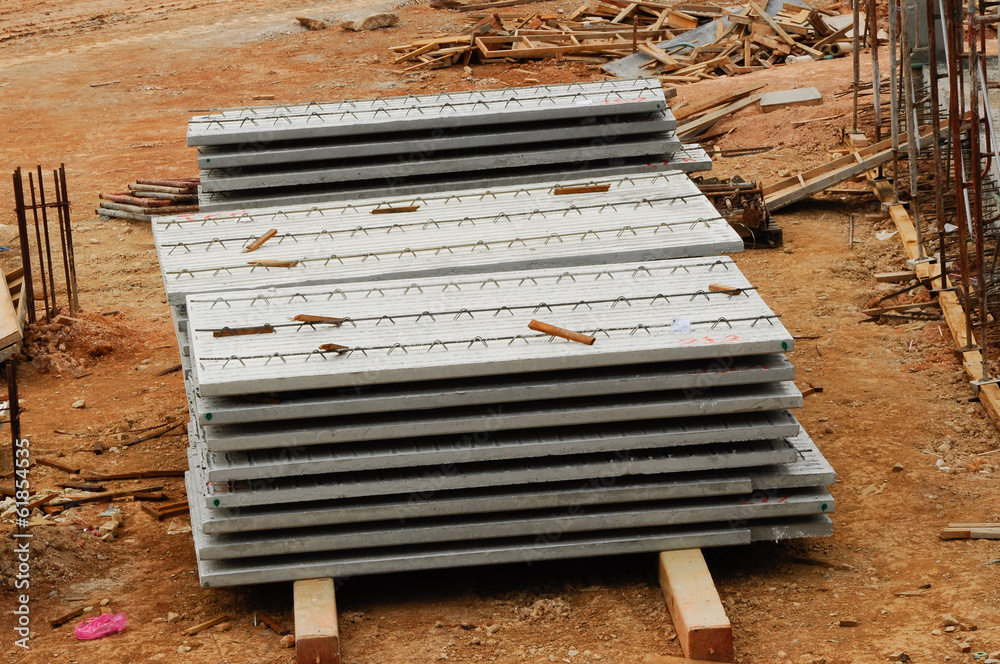 Precast Half Slab Panel Stock Photo | Adobe Stock