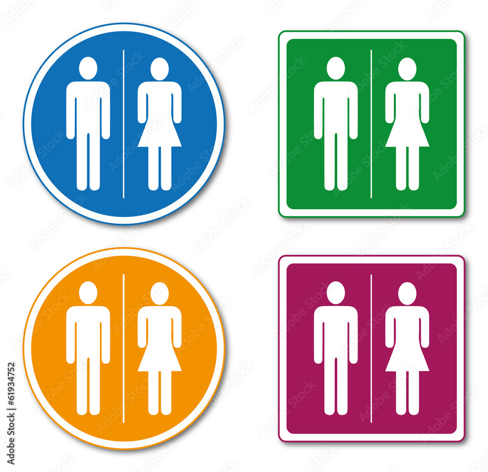 Logo toilettes. Stock Vector | Adobe Stock