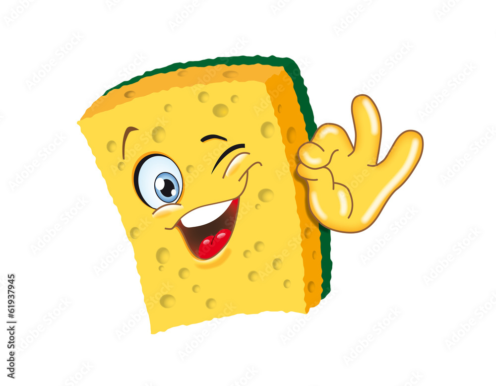 sponge Stock Vector | Adobe Stock