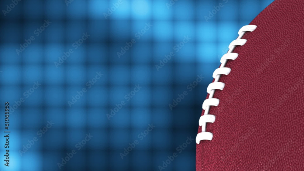 Looping Football abstract animated background in blue Stock Video ...