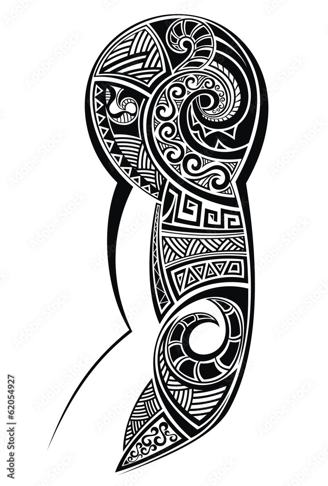 Tattoo designed for a shoulder Stock Vector | Adobe Stock