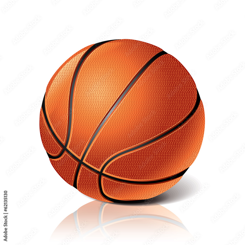 Basketball ball vector illustration Stock Vector | Adobe Stock